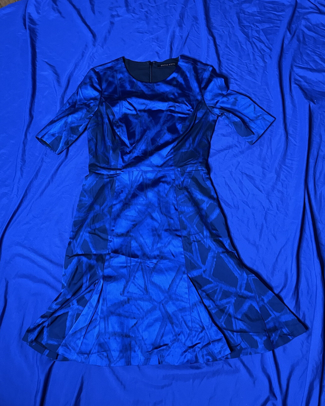 blue Cynthia Steffe dress, measurements listed size u… - Gem
