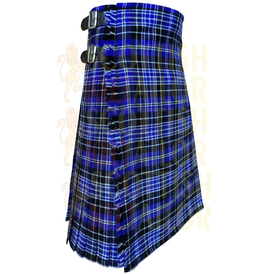Scottish Clan Clark Modern Tartan Kilt For Men Custom Size Traditional ...