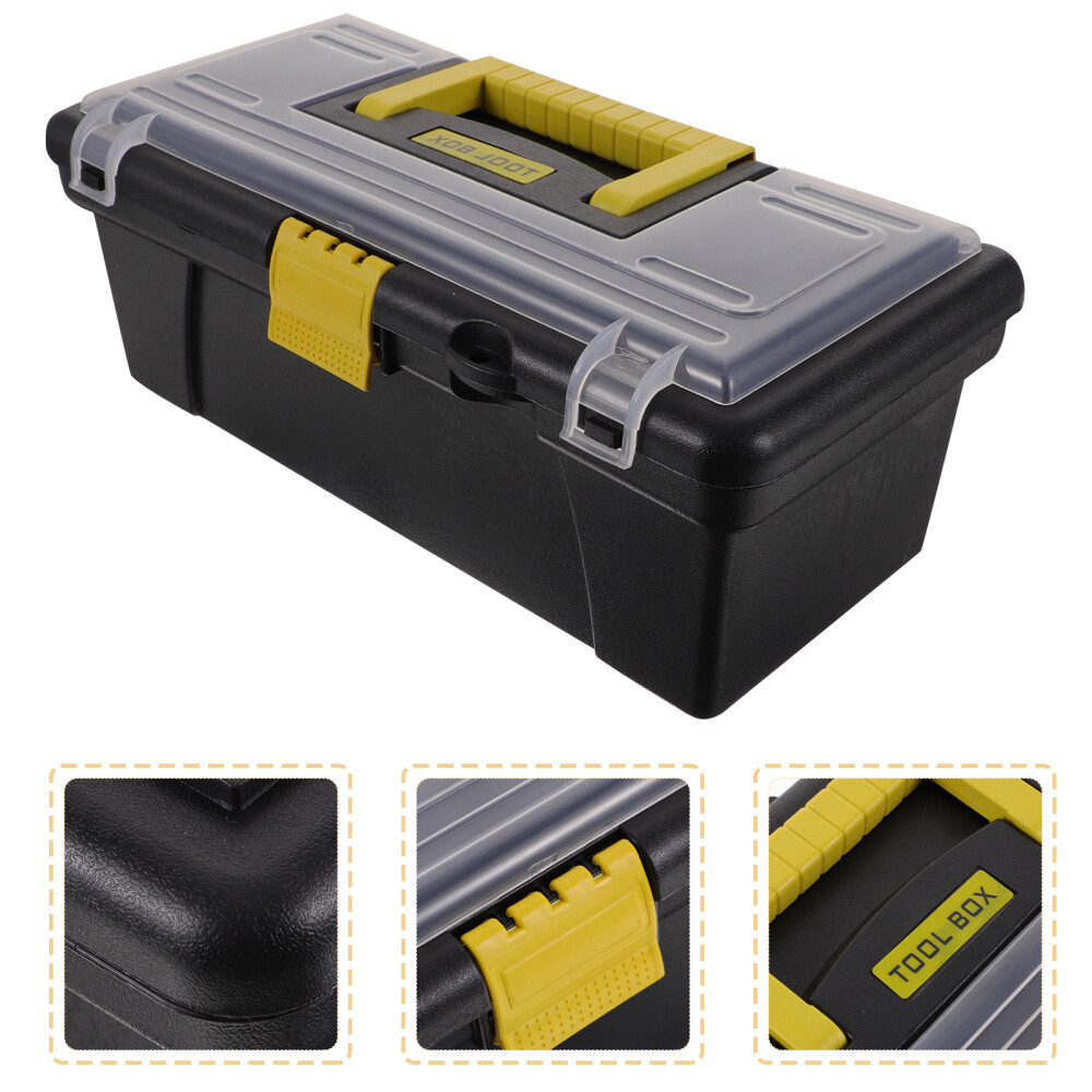 Waterproof Toolbox Storage Container Case Bin Red Small Repair | eBay