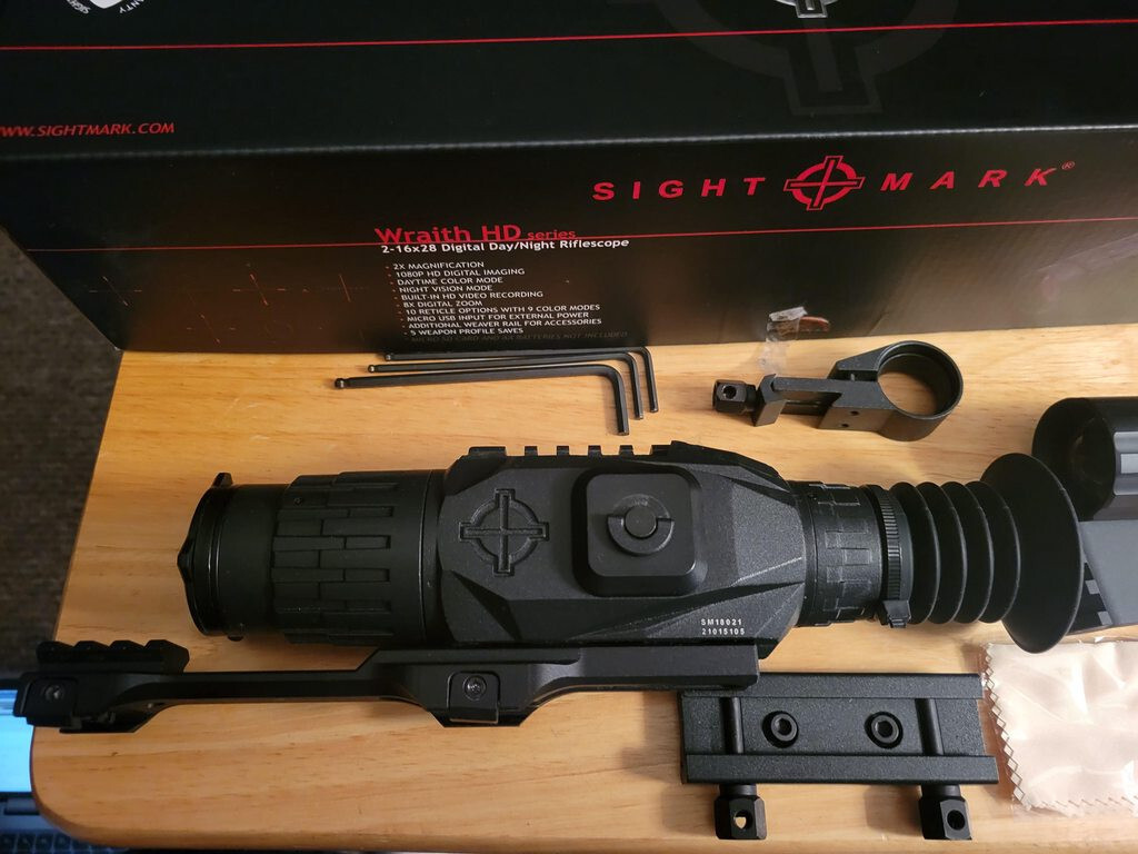Sightmark Wraith HD 2-16×28 Digital Day / Night Vision Scope SM18021 ...
