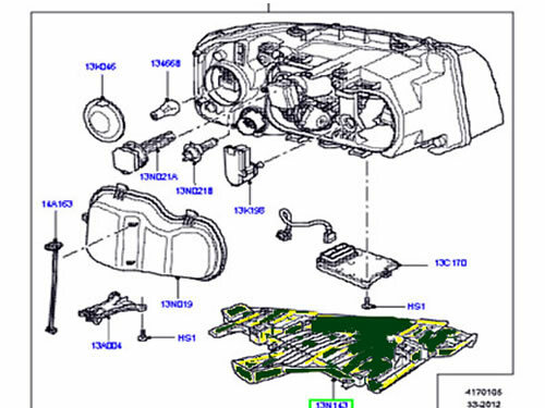 Genuine Land Rover Headlamp Bracket Lr2 RH LR001541 for sale online | eBay