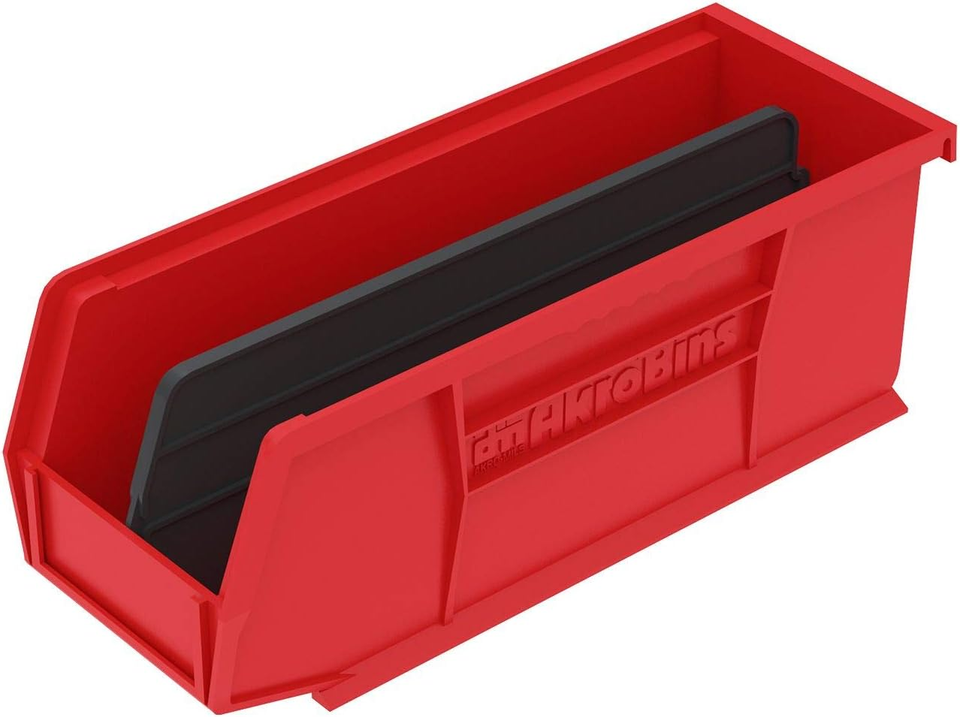Akro-Mils 30224 AkroBins Plastic Storage Bins, Space-Saving Stackable ...