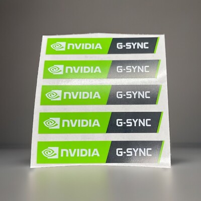 NVIDIA G-SYNC Logo Vinyl Aufkleber Sticker für Laptop PC NEW EDITION ...