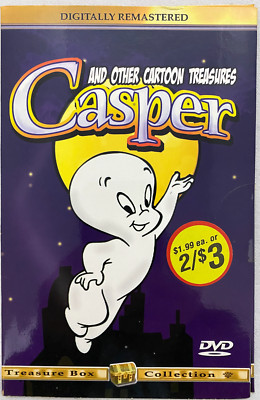 CASPER THE FRIENDLY GHOST Cartoon Treasures DVD Sealed NEW Treasure Box ...