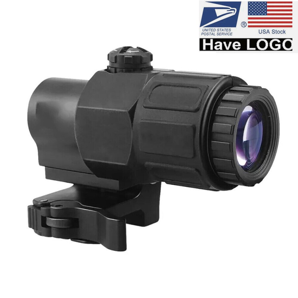 G33/G43/G45 3/5X Sight Magnifing With 20mm QD Mount 558 Red Green Dot ...