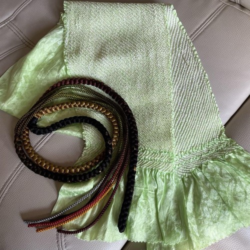 Yu1064 Obiage Obijime Set 2-Piece Japanese Kimono Shibori Furisode ...