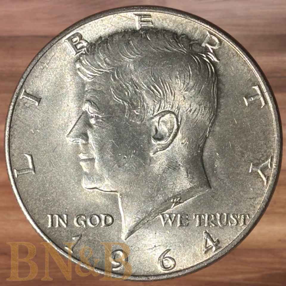 1964 Silver Kennedy Half Dollars 90% Silver (1) one coin Cull to XF | eBay