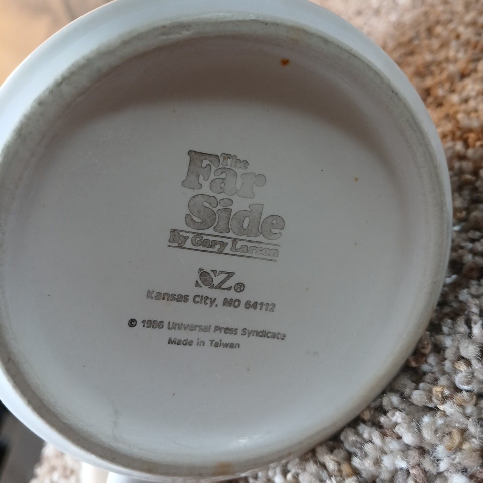 The Far Side Coffee Mug Bummer of a Birthmark Hal Deer Official Gary ...