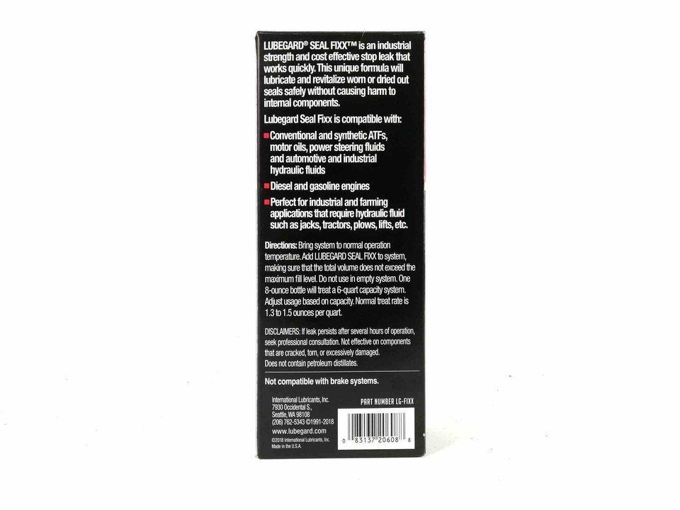 LG-FIXX Seal Fixx Lubegard Multi-System Stop Leak 8 oz | eBay