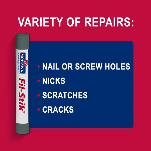 Mohawk M230-0057 Fill Stick (Fil-Stik) Putty Stick Platinum Grey for ...