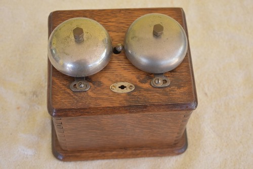 Vintage Antique Unbranded Oak Telephone Ringer Box | eBay