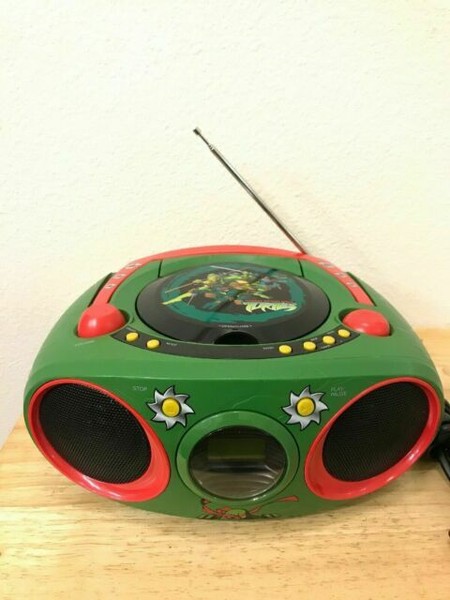Teenage Mutant Ninja Turtles Cd221nt CD Boombox With Stereo Radio for ...