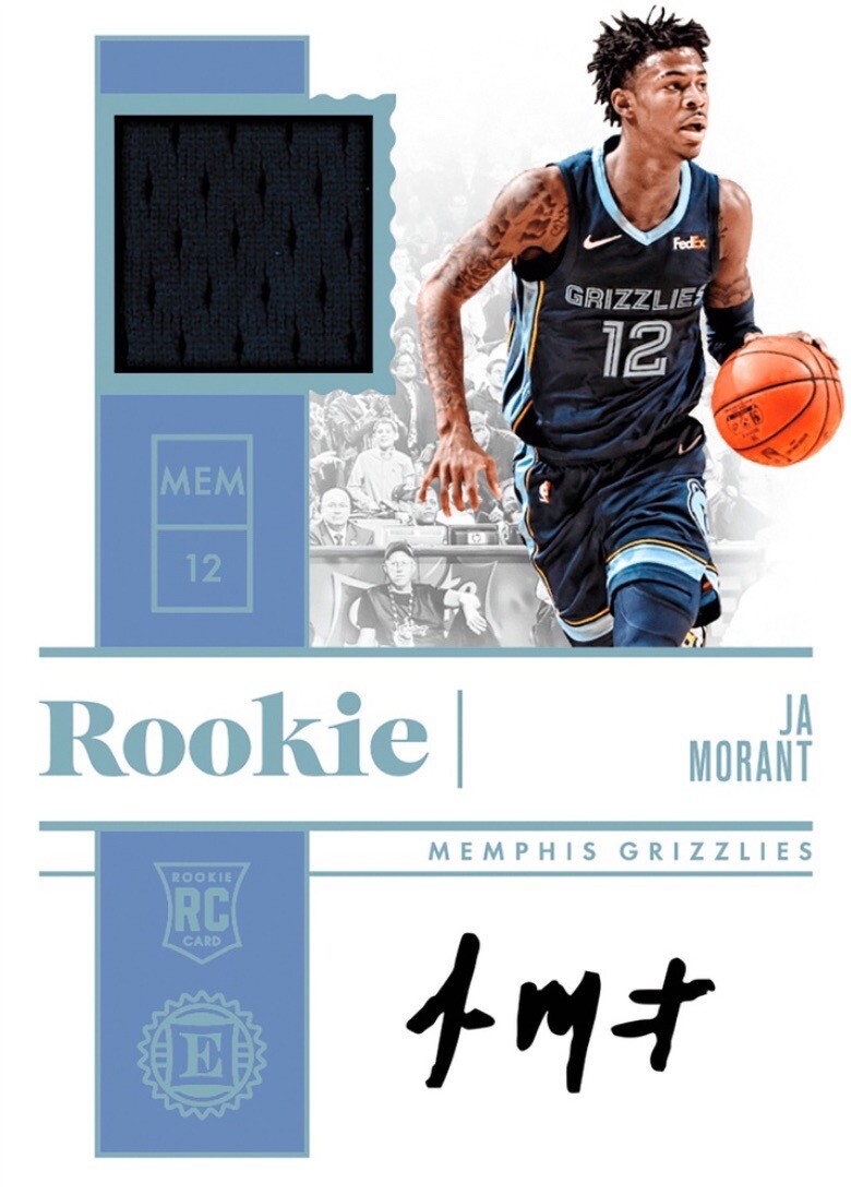 2019 Encased Ja Morant Rookie Auto RC NBA Dunk Digital Card | eBay