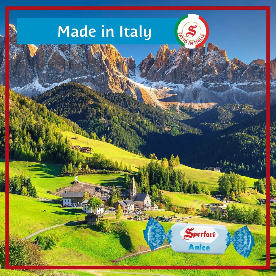 Sperlari Anise Hard Boiled Candy (2.2 Lb | 1000 g) 2.2 Pound (Pack of 1 ...