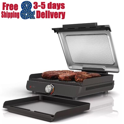Ninja Sizzle Smokeless Nonstick Indoor Grill GR101 | eBay