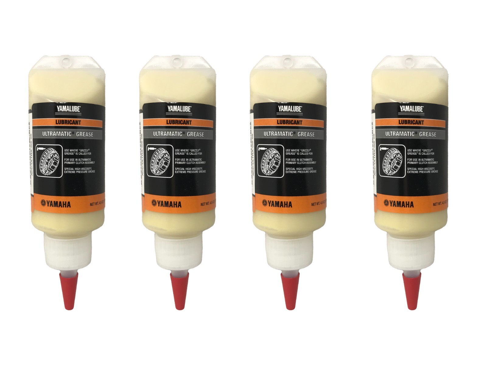 Yamaha Genuine OEM Yamalube Ultramatic Grease ACC-ULTRA-GS-05 - 4 Pack ...