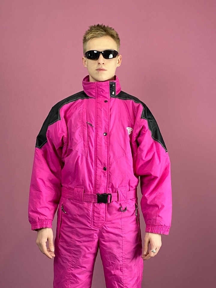 90s Snow Kool Vintage Men's One Piece Ski Suit - M 40/2 Snowboard ...