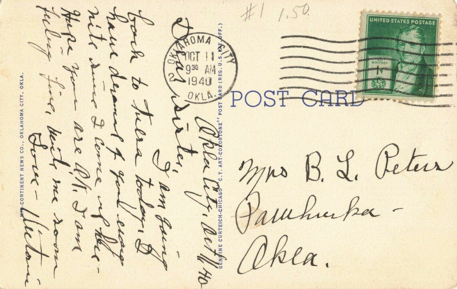 Postcard Sky Scrapers Oklahoma City Oklahoma | eBay