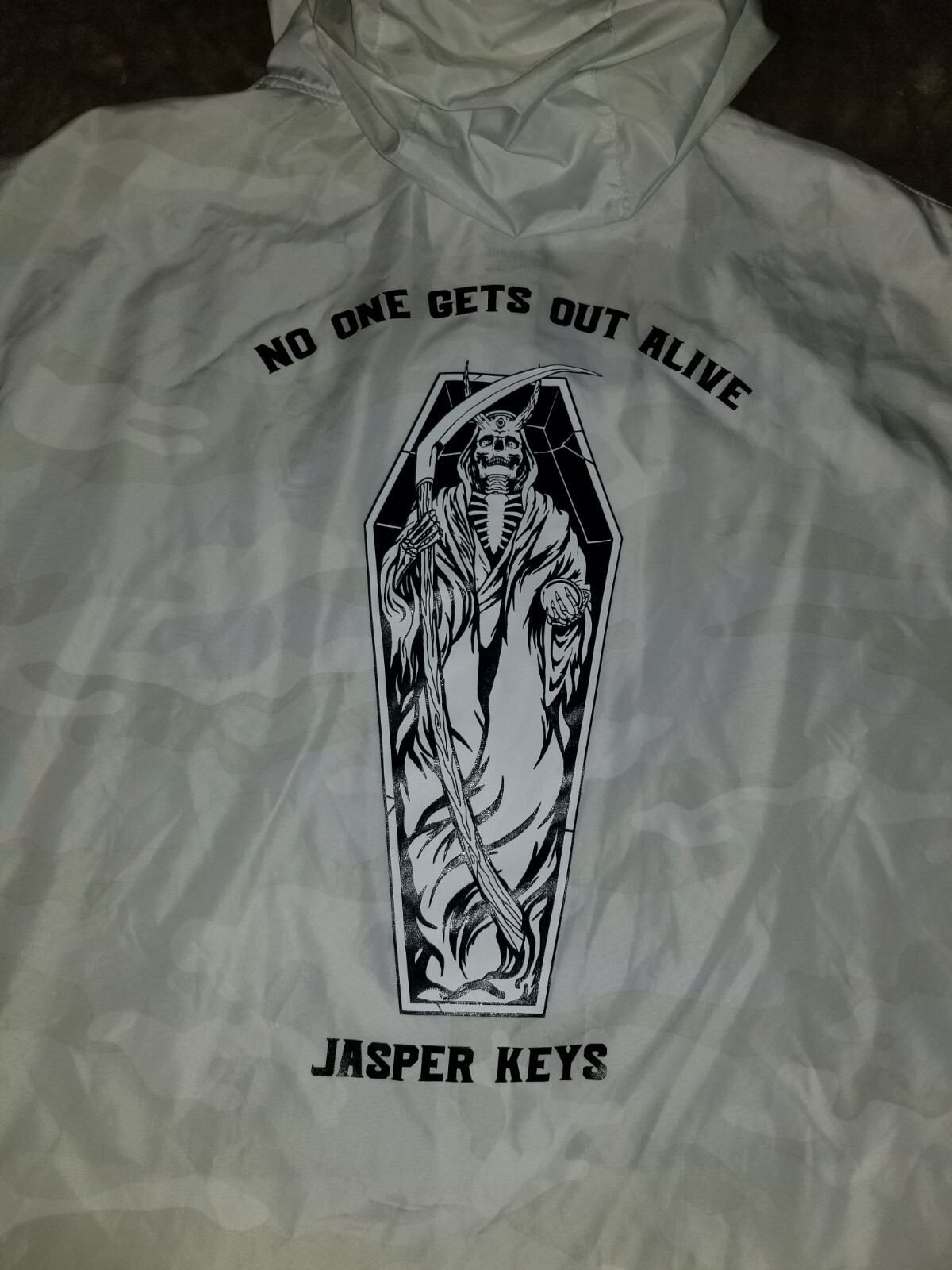 JASPER KEYS Memento Mori Camo Windbreaker XXL | eBay