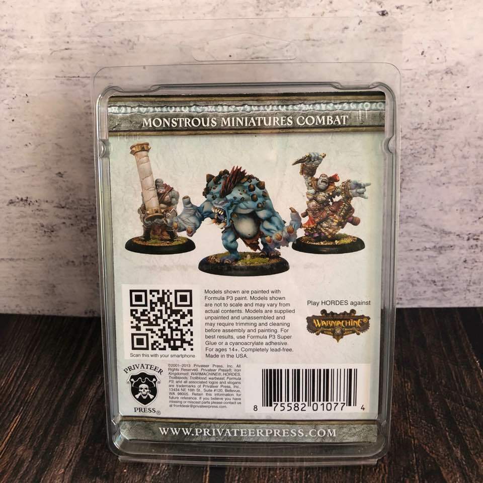 PRIVATEER PRESS Hordes Trollbloods: Rok Heavy Warbeast: Dire Troll ...