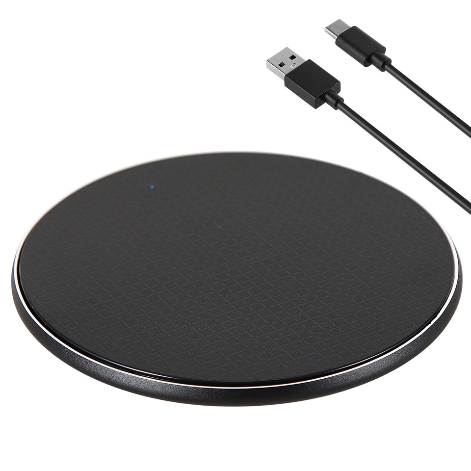 Wireless Fast Charger Charging Pad Dock for Samsung iPhone Android ...