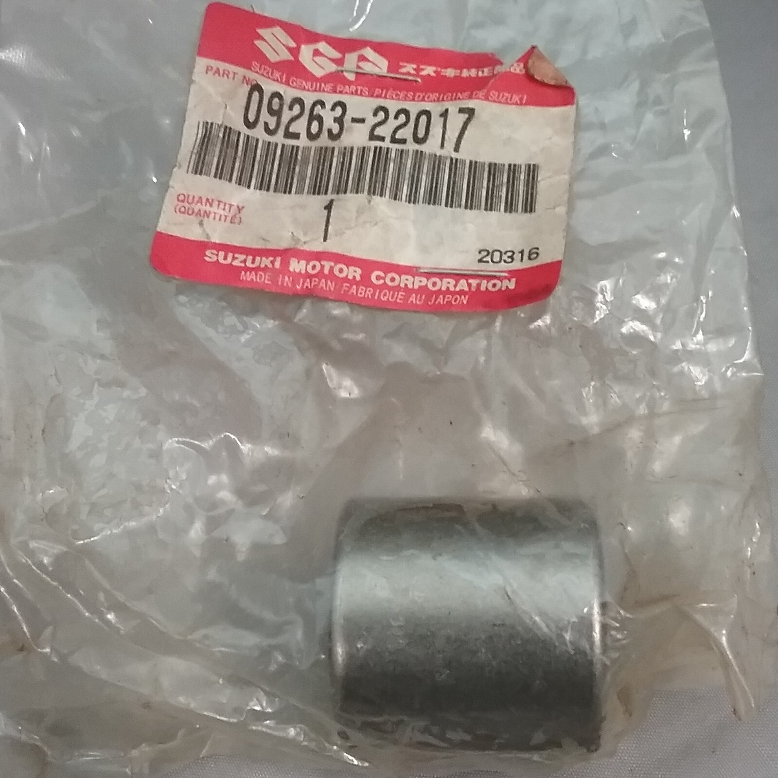 NEW GENUINE SUZUKI 09263-22017 BEARING REAR SWINGINGARM GS400 GS550 | eBay