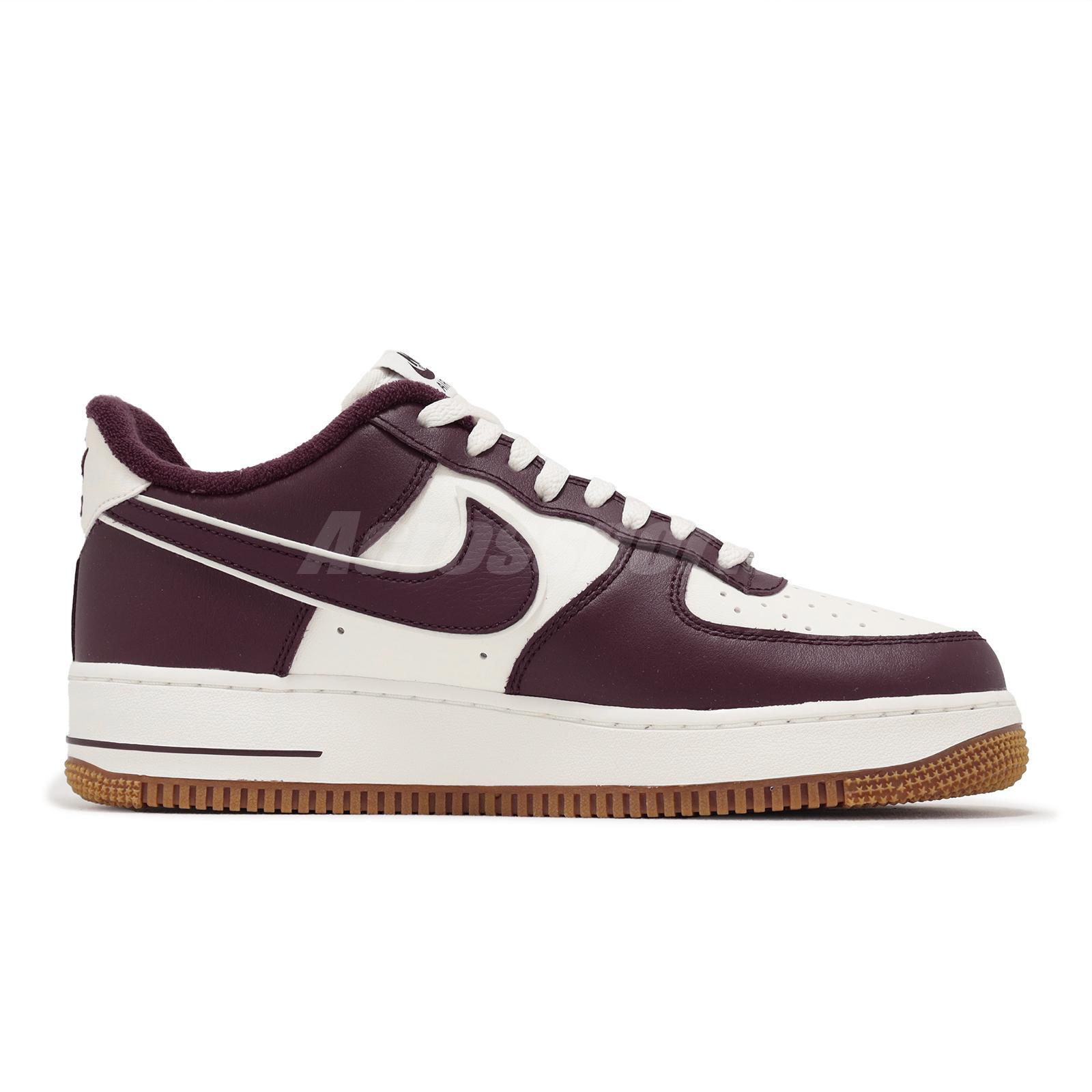 Size 9 - Nike Air Force 1 '07 LV8 College Pack - Night Maroon for sale ...