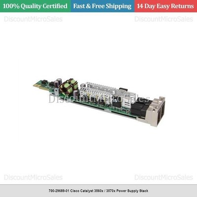700-29689-01 Cisco Catalyst 3560x / 3570x Power Supply Stack | eBay