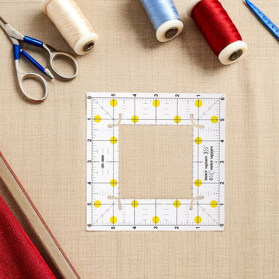 2pcs Acrylic Patchwork Quilting Ruler Sewing Templates for Stitching ...