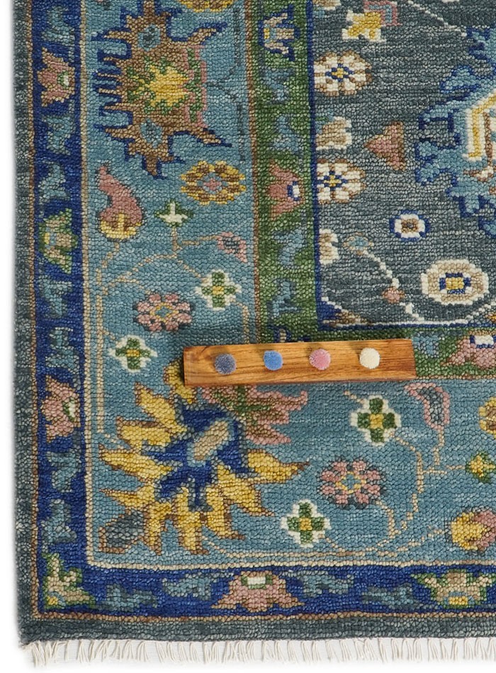 Hank Woven Regal Livid Gray Turkish Oushak Soft Wool Living Room Area ...