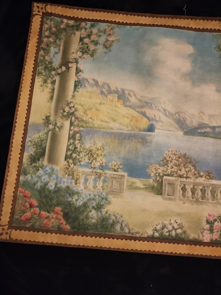 Original R. Atkinson Fox Art Deco Lithograph Titled "BLUE LAKE" circa ...