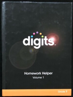 7th Grade - PEARSON DIGITS MATH - Homework Helper Volume 1 (2014 ...