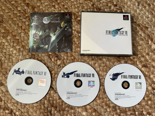 Final Fantasy VII 7 (NTSC-J) - PlayStation 1 PS1 SquareSoft - Complete ...