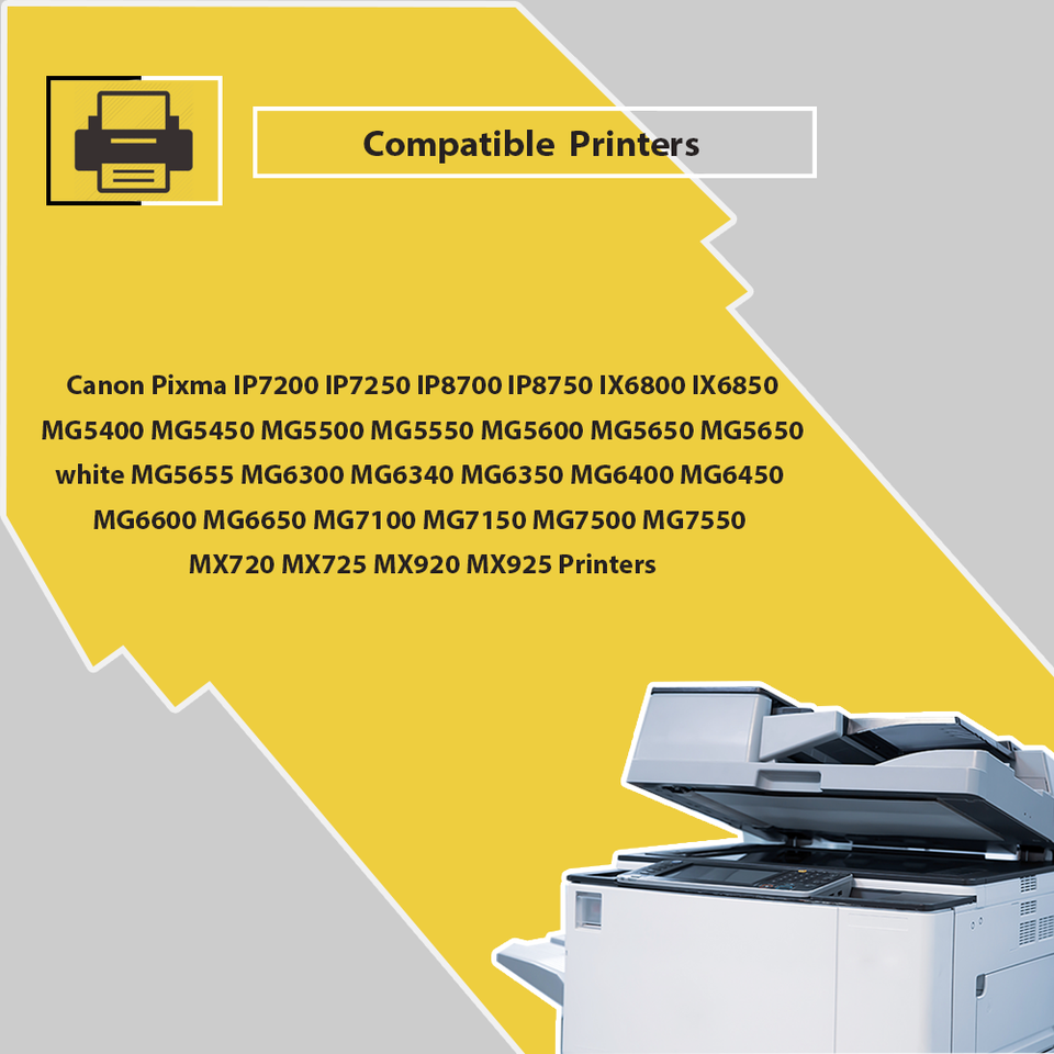 4 Cyan Ink Cartridge CLI-551 For Canon Pixma IP7200 IP7250 IP8700 ...