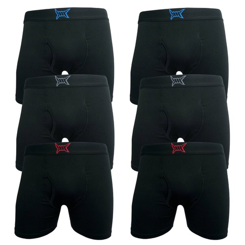 BIG SIZE PLUS BOXER SHORTS 6 MULTI PACK KING UNDERWEAR STRETCHY BOXERS ...