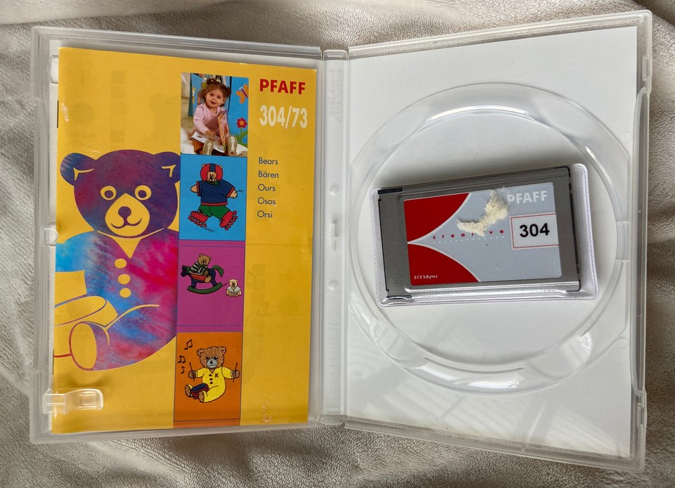 Pfaff Creative 2140 Machine Embroidery 304/73 Bears | eBay