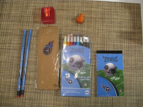 NFL Tennessee Titans - Back To School Supplies- Pencils, Crayons ...