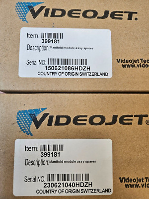 VIDEO JET VIDEO JET 399181 Manifold module assy | eBay