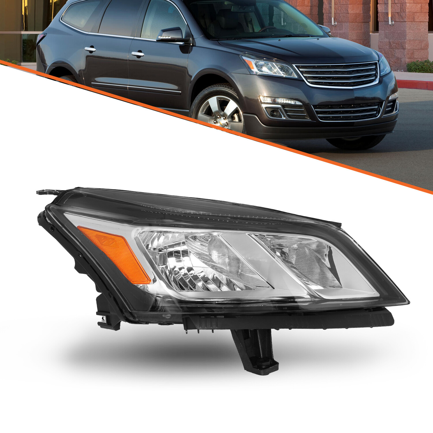 Headlights For 2013-2017 Chevy Chevrolet Traverse Right Passenger Side ...