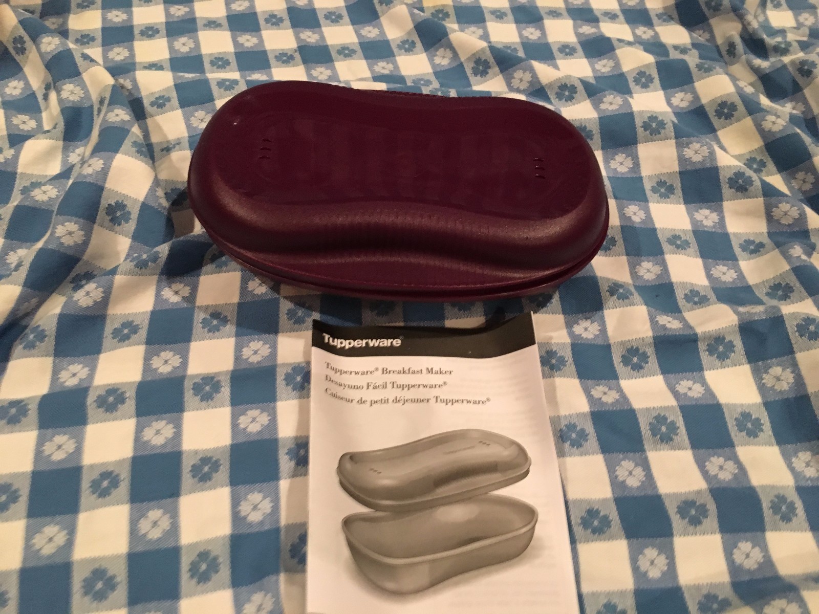 Tupperware Microwave Breakfast Maker eggs omlete muffin mix cooker ...