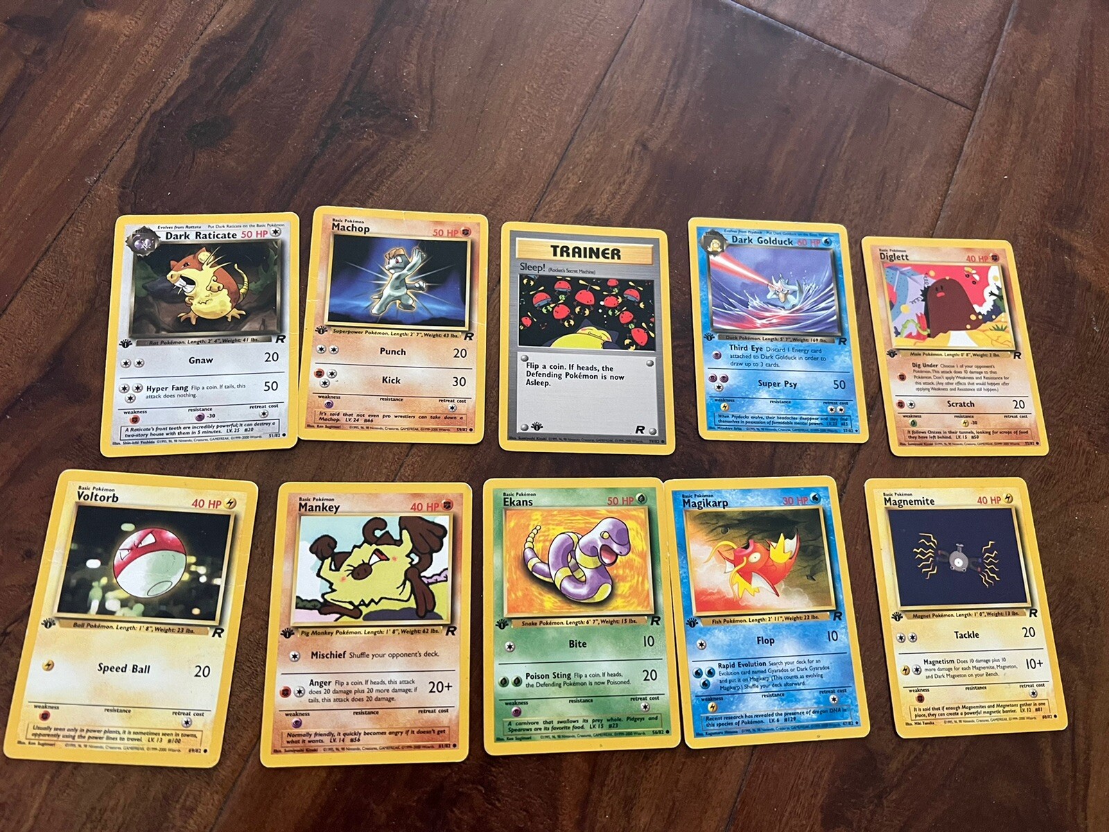 1st Edition 10 Team Rocket Pokémon Cards | eBay