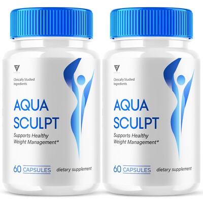 (2 Pack) Aqua Sculpt Pills AquaSculpt Capsules Weight Management (120 ...