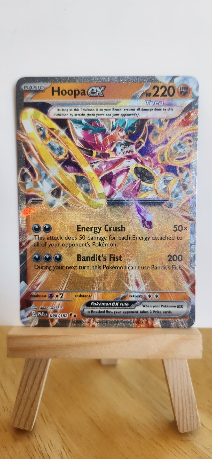 Hoopa ex 98/182 SV4 Paradox Rift Double Rare Pokemon NM | eBay