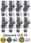 80LB Decapped OEM Delphi 4.8 5.3 6.0 LSx V8 Fuel Injectors Non-Flex ...