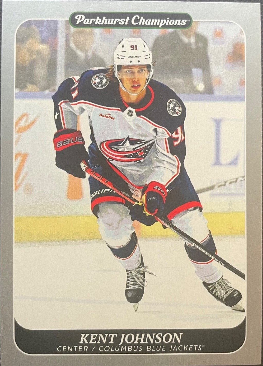 2023-24 Upper Deck Parkhurst Champions - Kent Johnson #22 Silver for ...