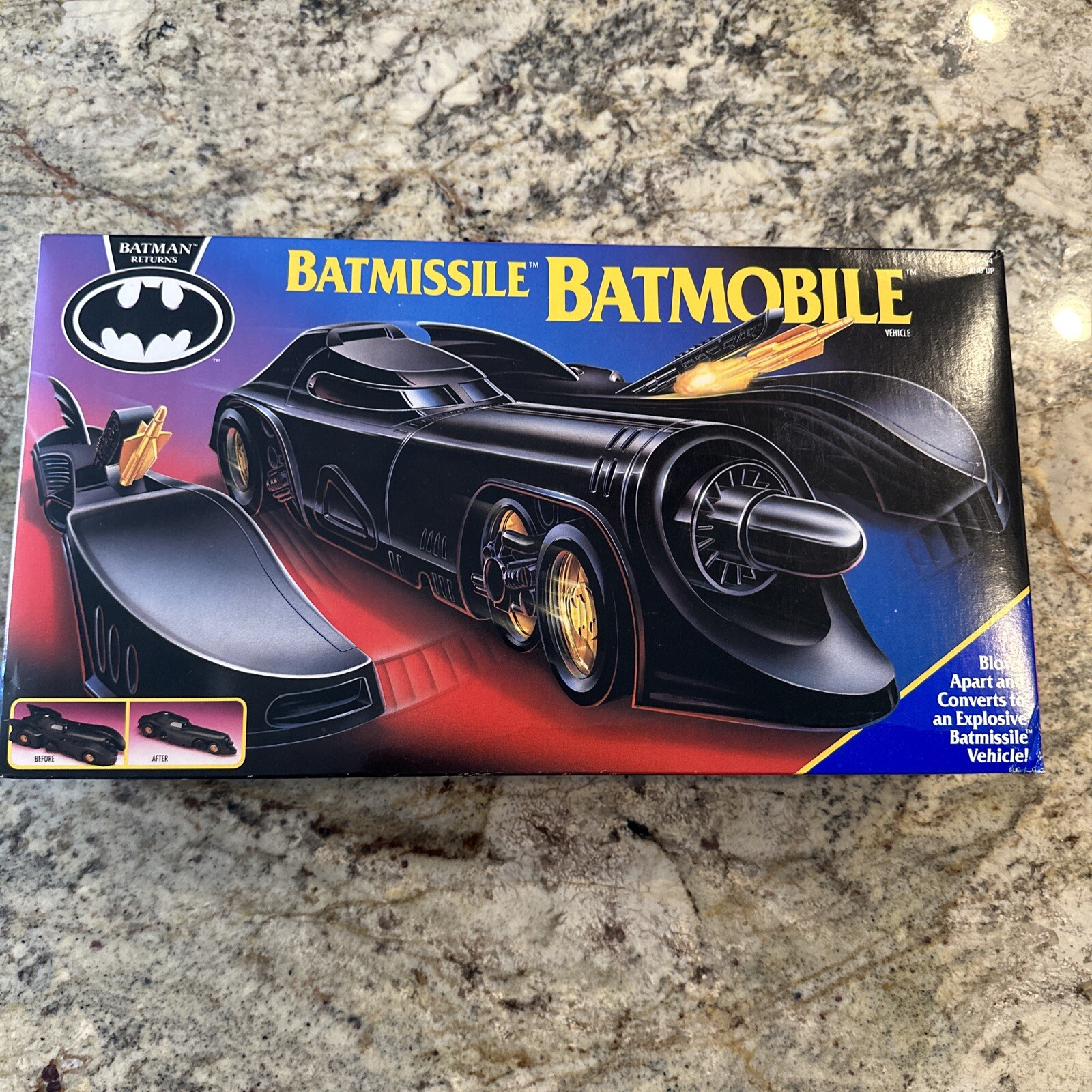 KENNER 1991 Batman Returns Batmissile Batmobile SEALED + FAST FREE ...