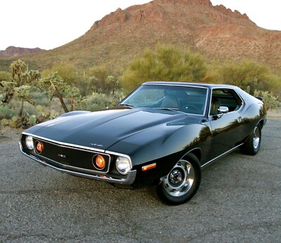1973 AMC JAVELIN AMX (MOUNTAIN) POSTER 24 X 36 INCH SWEET! | eBay