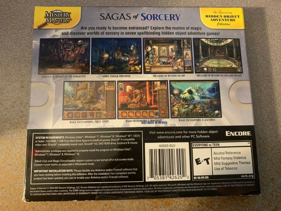 Sagas of Sorcery 7 Hidden Object Games PC Game New | eBay