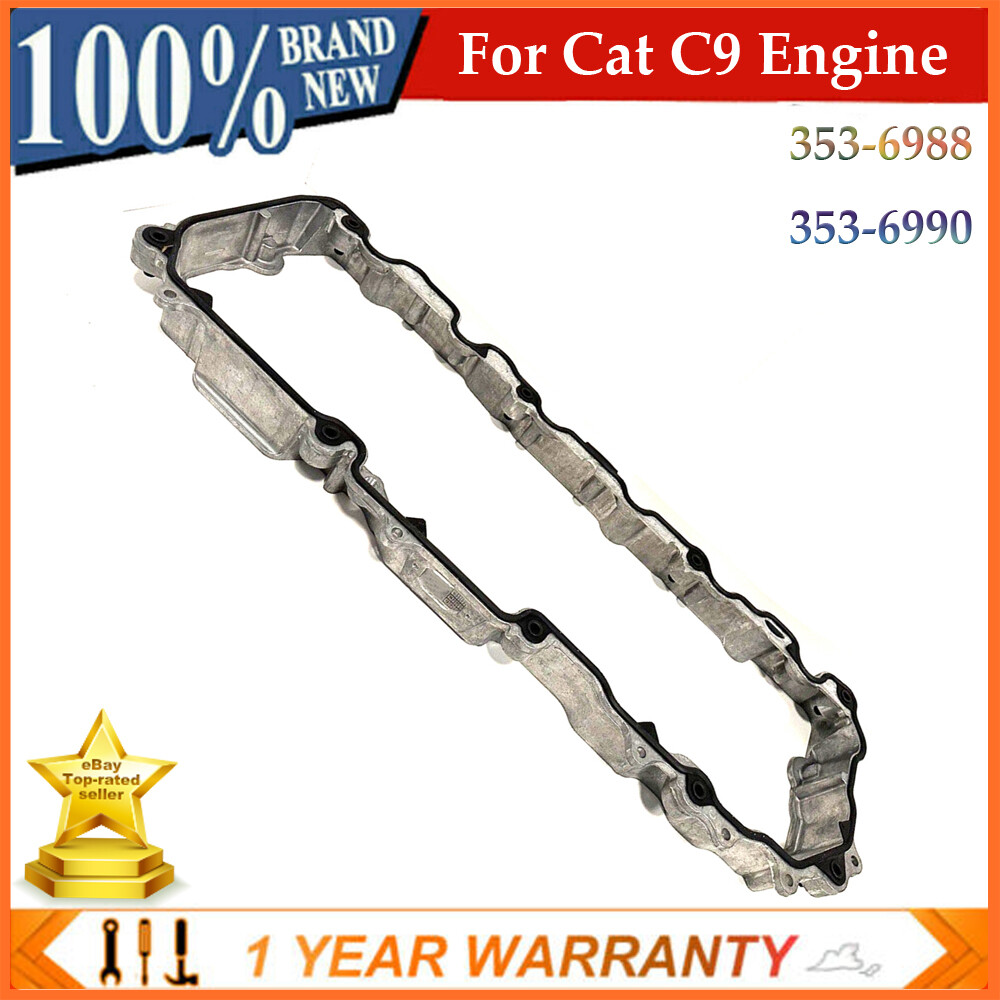C9 Engine Valve Cover Base Assembly 353-6988 353-6990 for Caterpillar ...