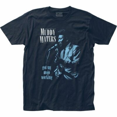 Muddy Waters Got My Mojo Working T Shirt Mens Licensed Rock N Roll Tee ...